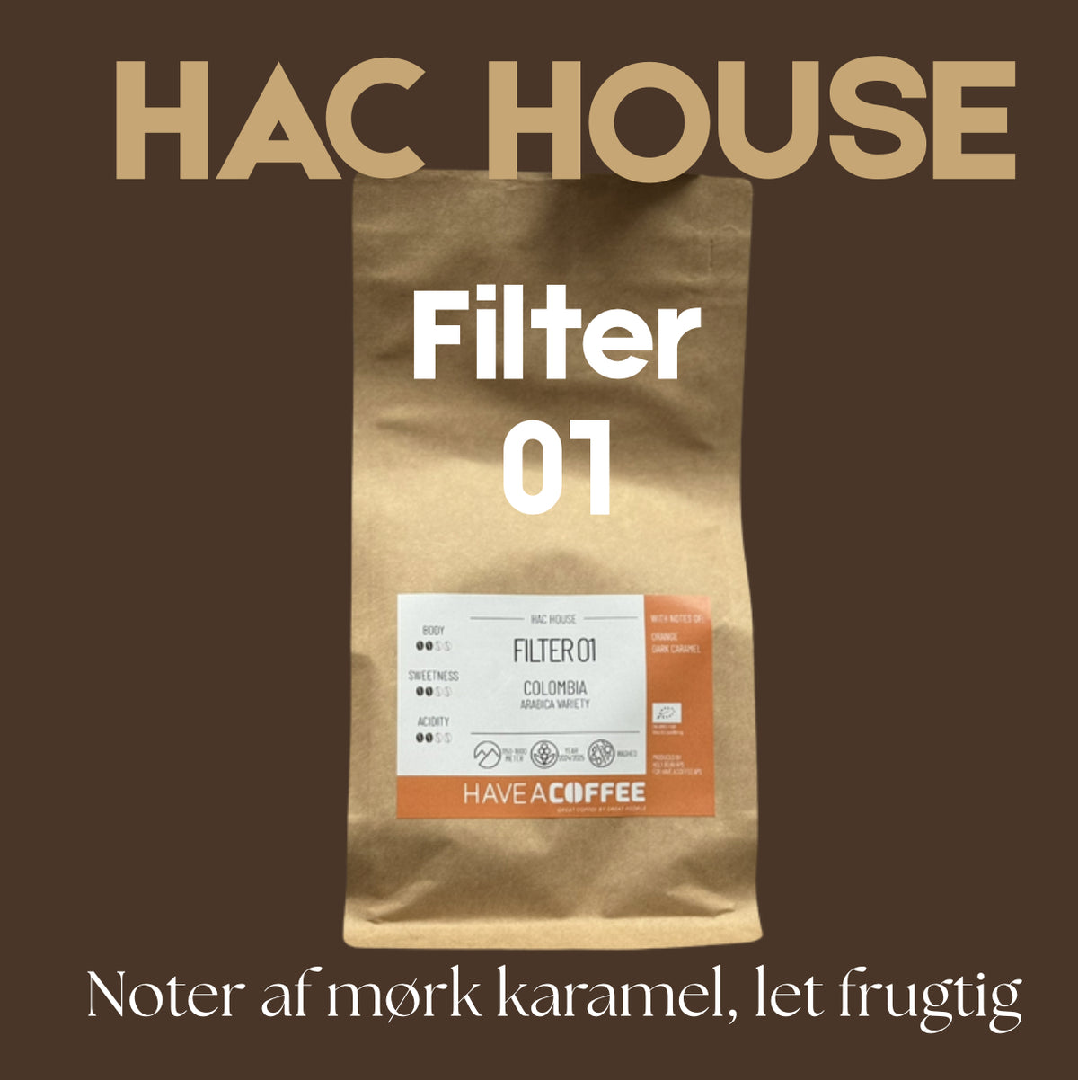 HAC House Filter 01 | Frugtig colombiansk kaffe med mørk karamel– Have ...